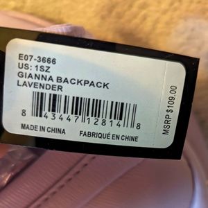 bebe | Bags | Bebe Mini Backpack In Lavender Soft Faux Leather With ...